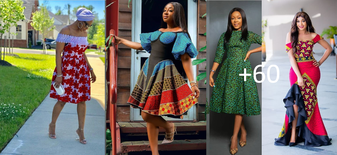+60 styles de robes Ankara tendances pour ce mois - TousenPagne
